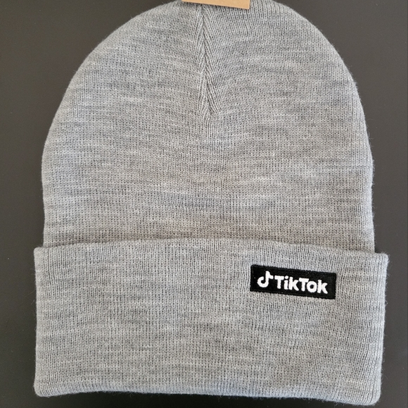 Accessories | Tiktok Hat Grey Winter Hat Notebook Pen Official Tiktok ...